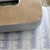 create a map covered monogram
