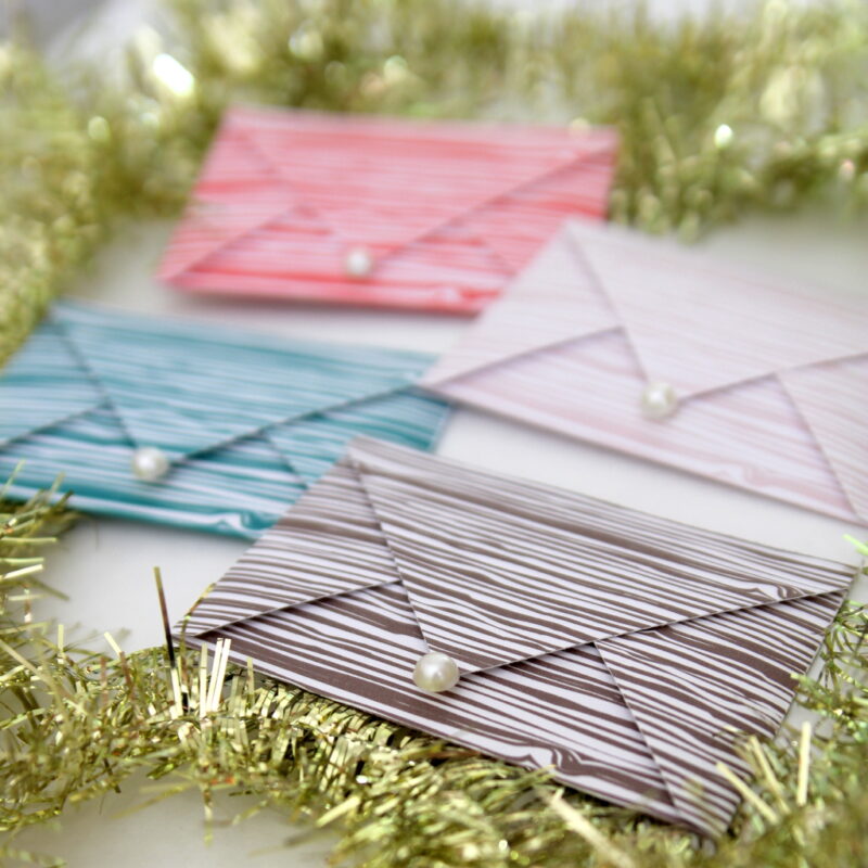 free printable gift card envelope