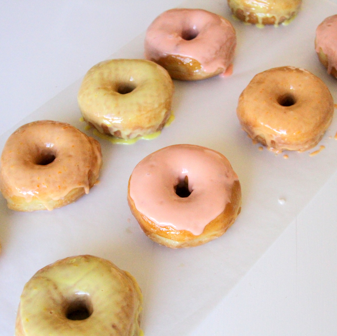 citrus glazed donuts