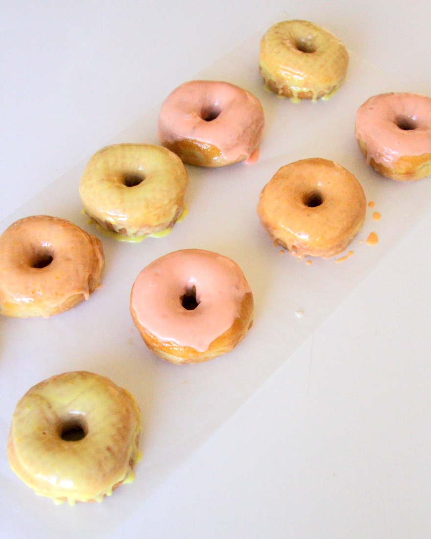 citrus glazed donuts