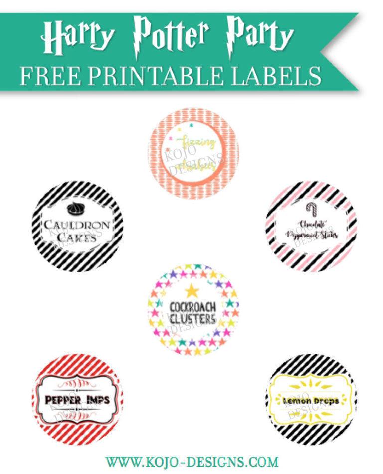 harry potter party- honeydukes (and a heap of free printables)