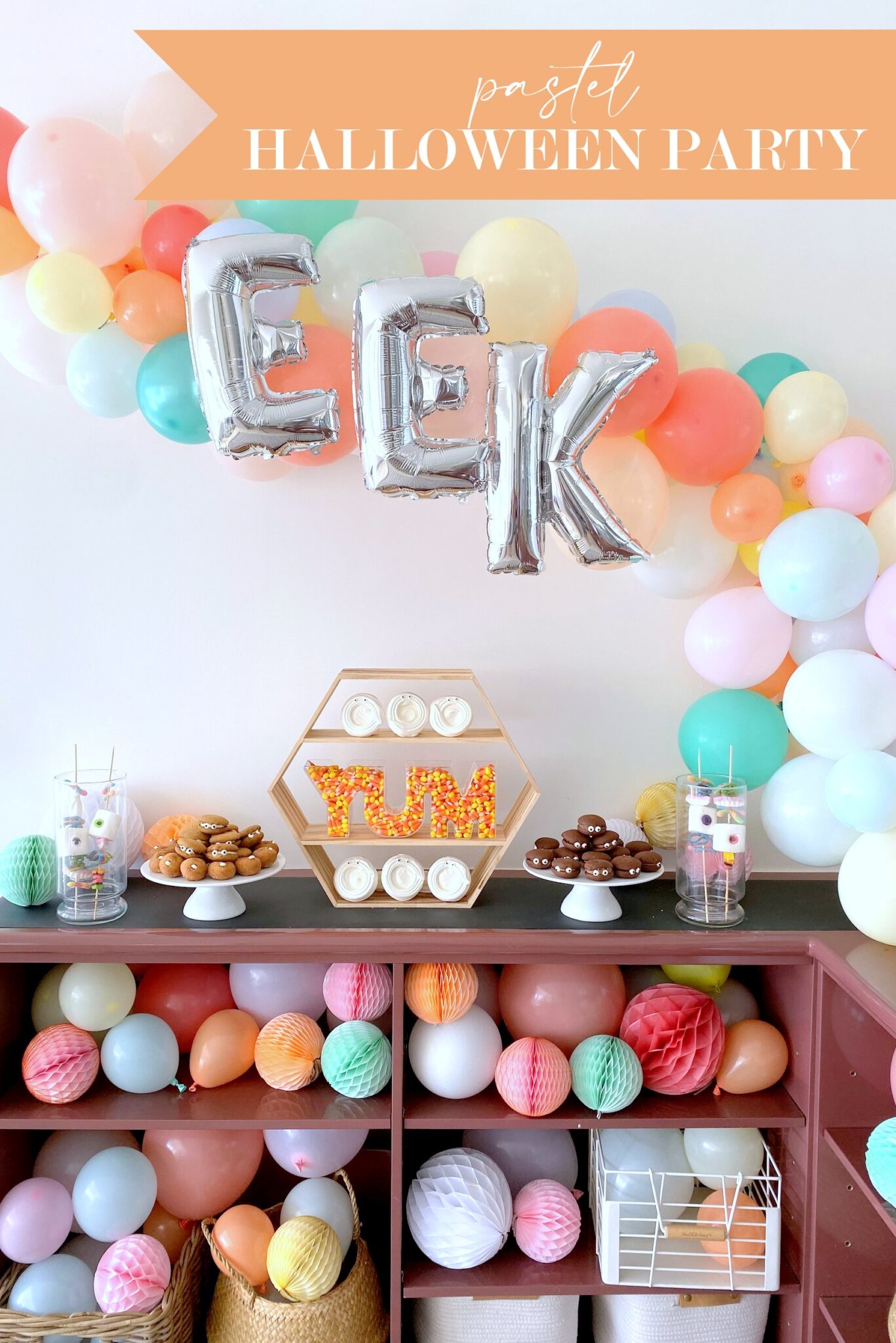 pastel halloween party